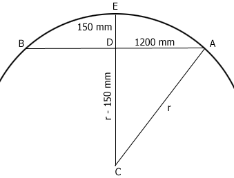 The length and depth of a chord - Math Central